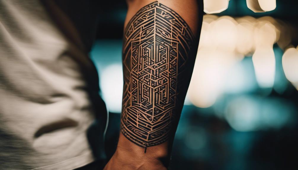 Understated Inner Forearm Tattoos for Men - ai image generator