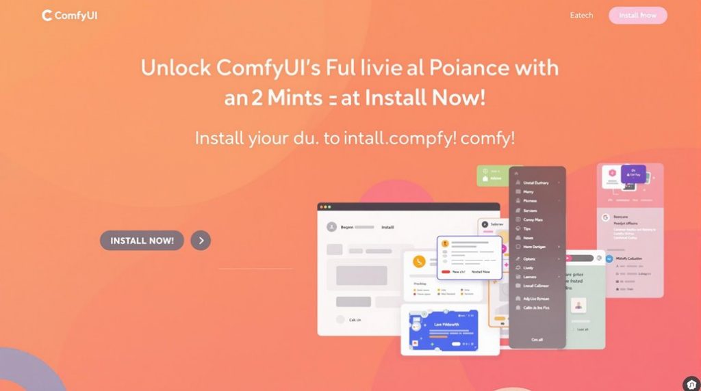 ComfyUI Manager Install - ai image generator