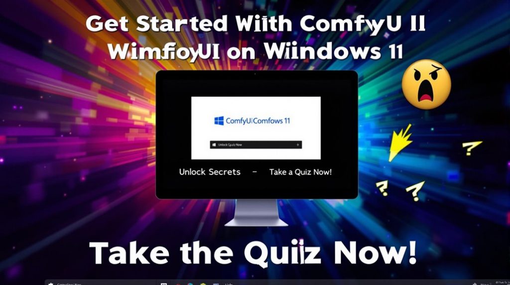Get Started With Comfyui on Windows 11 - ai image generator