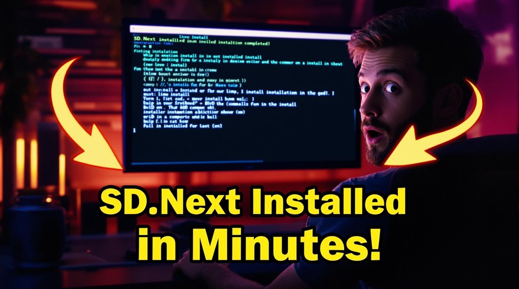 How to Install SD.Next - ai image generator